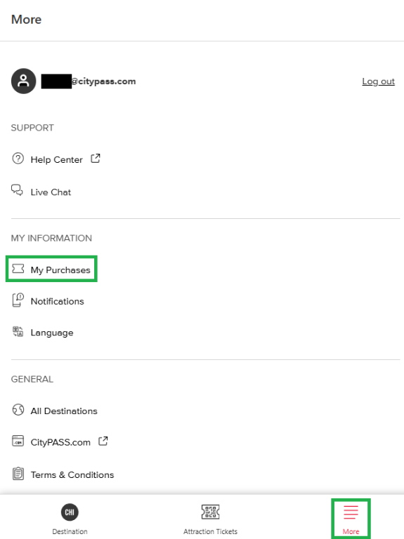 How Do I Find My Citypass® Tickets In The My Citypass® App Citypass Help Center